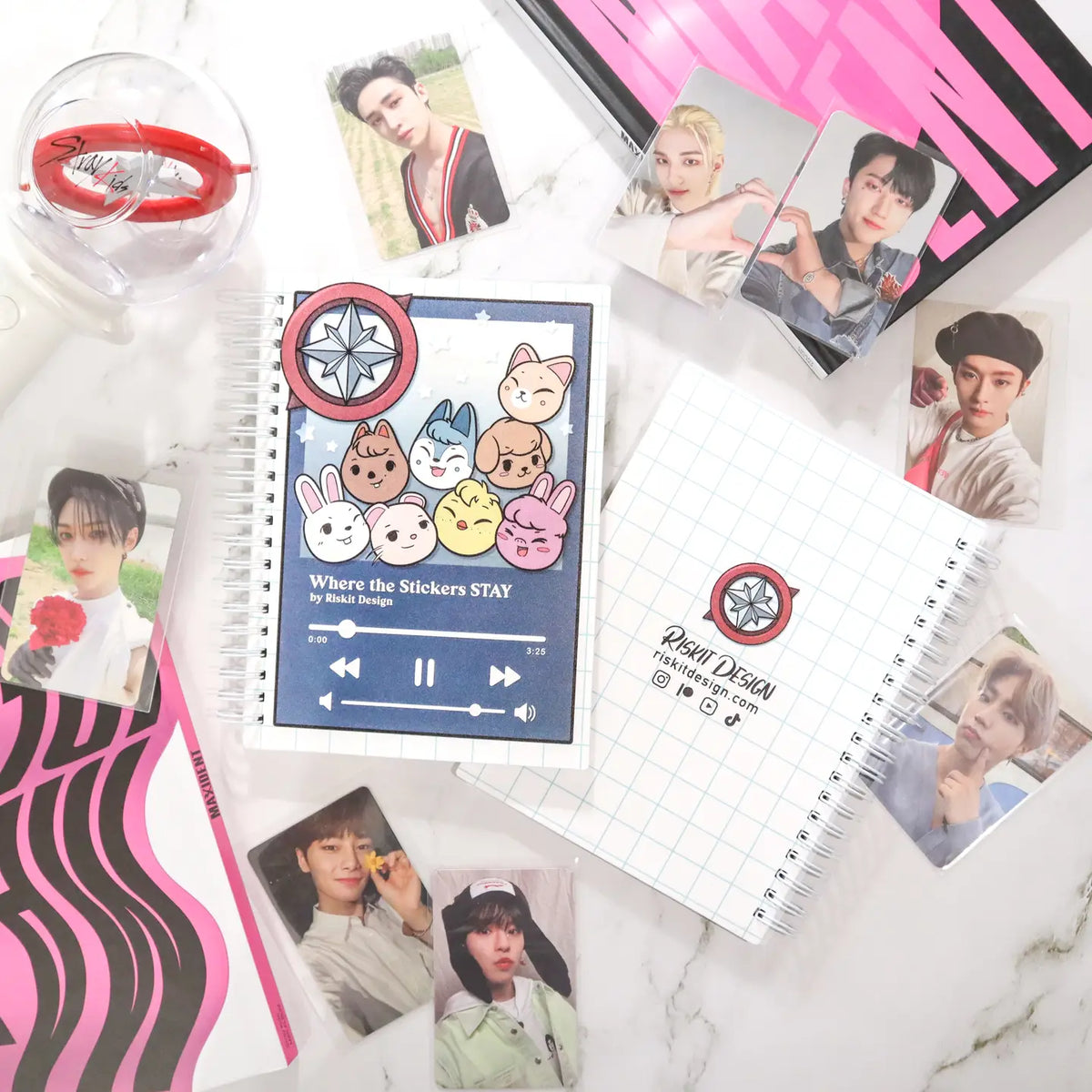 [Riskit Designs] Stray Kids SKZ Player Reusable Sticker Book – lilakshop