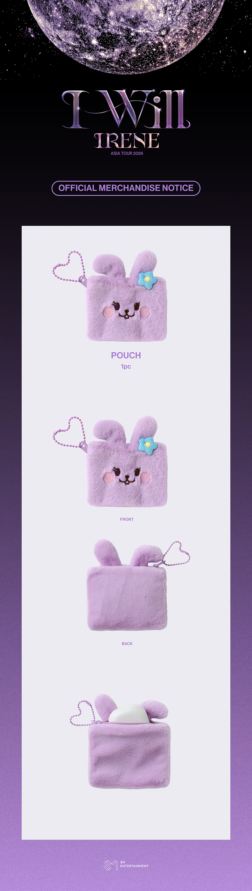 (PRE ORDER) IRENE - [2026 ASIA TOUR [I-WILL] MD | POUCH – lilakshop