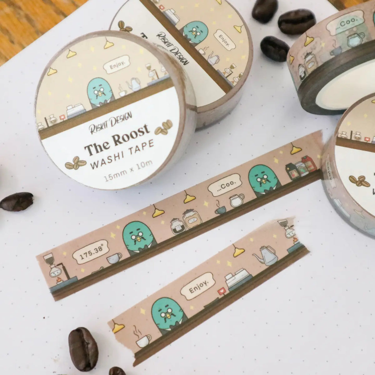 [Riskit Designs] The Roost Washi Tape – lilakshop