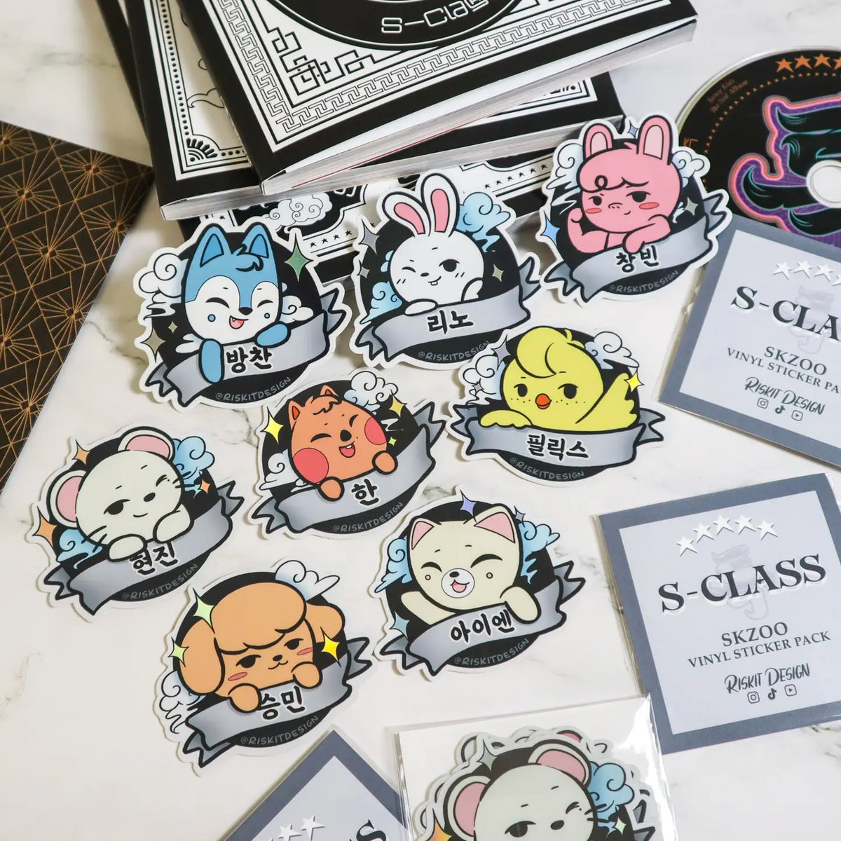 [Riskit Designs] Stray Kids S CLASS Sticker – lilakshop