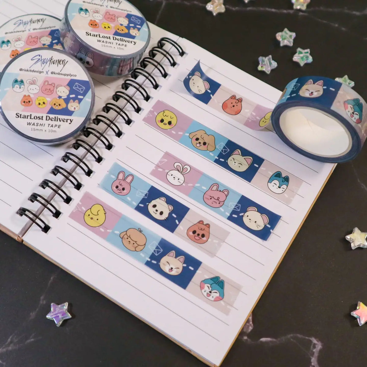 [Riskit Designs] Stray Kids Starlost Delivery Washi Tape – lilakshop
