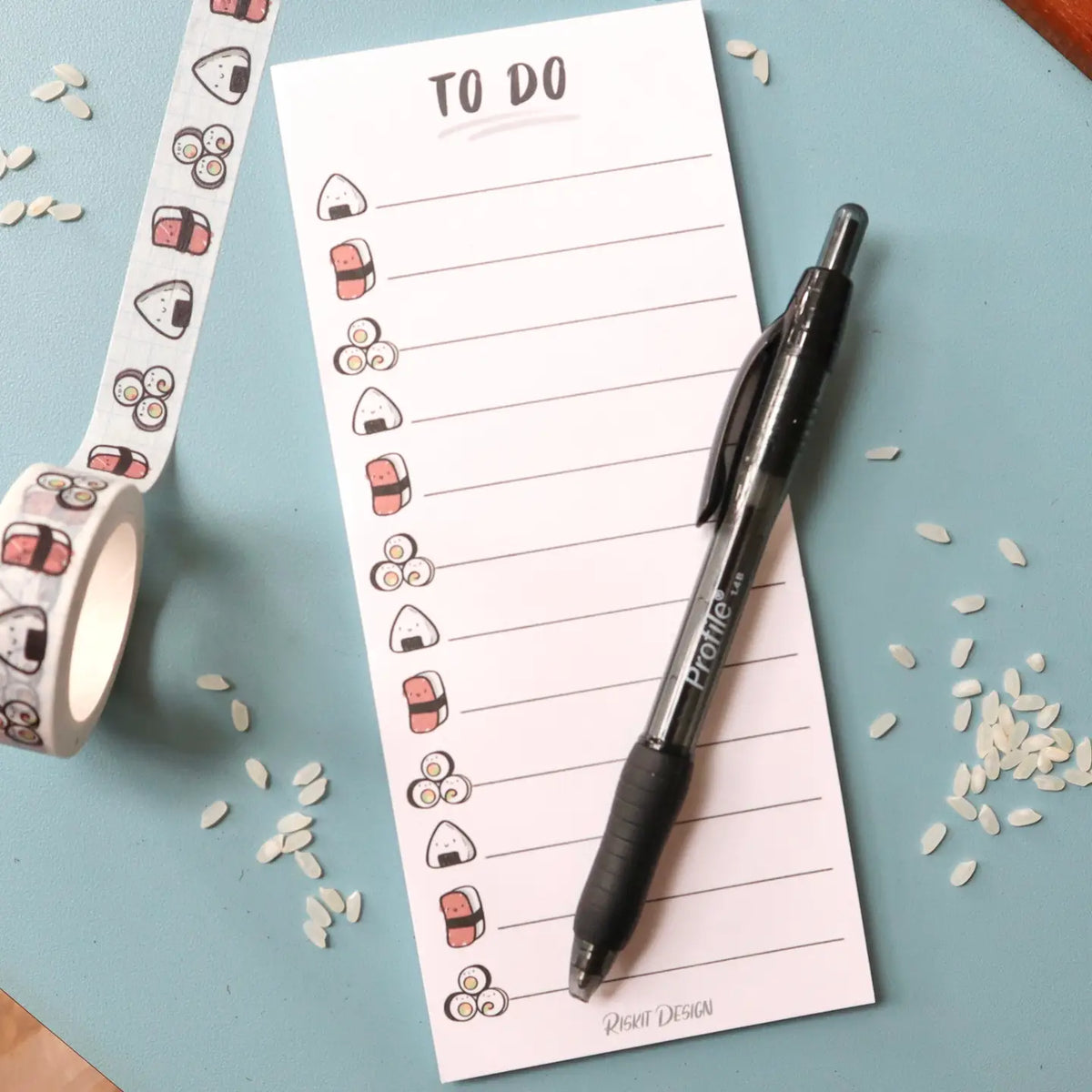 [Riskit Design] Gohan Gang To Do Notepad – lilakshop