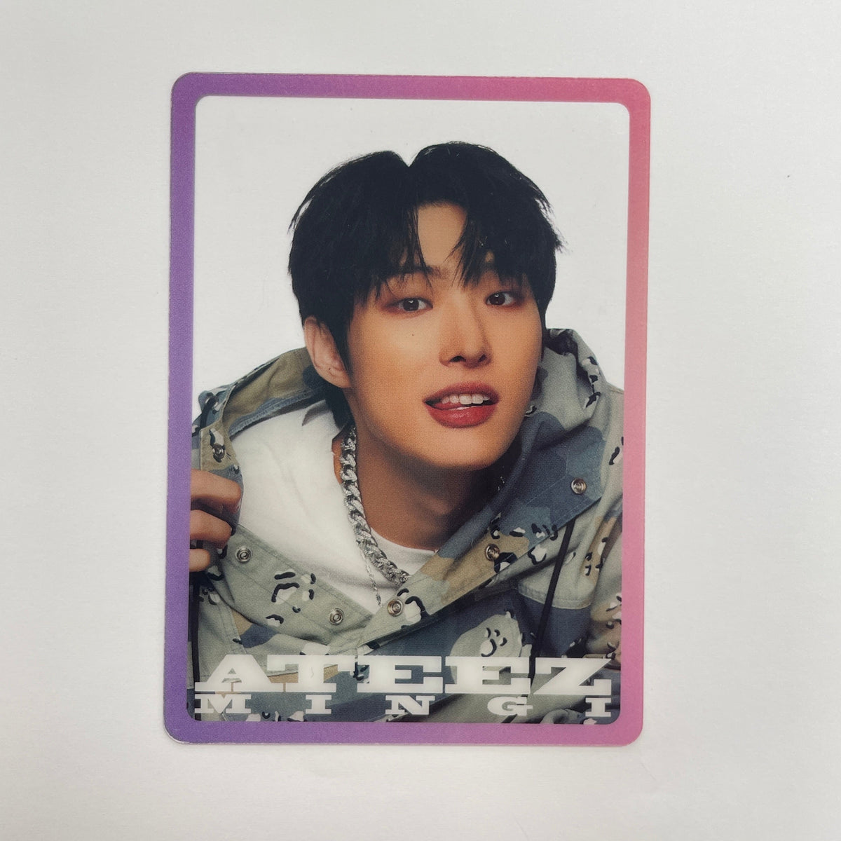 (RESTOCK) ATEEZ - Not Okay Shibuya 109 Pop Up Mingi Transparent Photoc ...