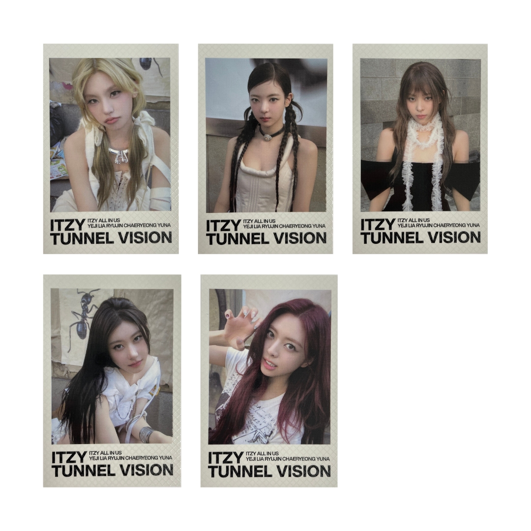 (RESTOCK) ITZY - Tunnel Vision Polaroid POB Set (member choice) – lilakshop
