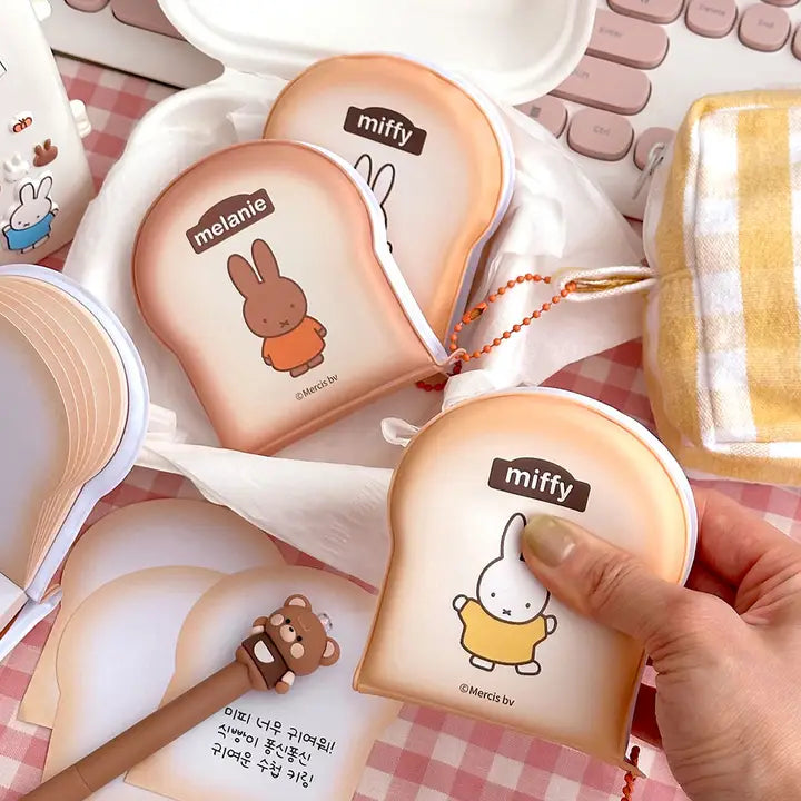 MIFFY Toast-Shaped Memo Keyring – lilakshop