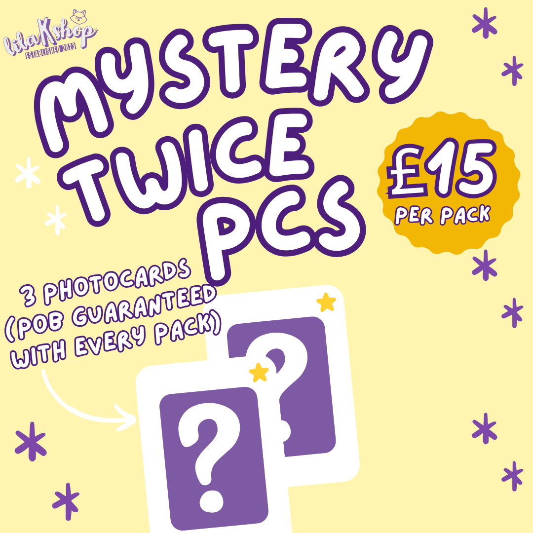 TWICE Mystery Photocard Pack (3 photocards) – lilakshop
