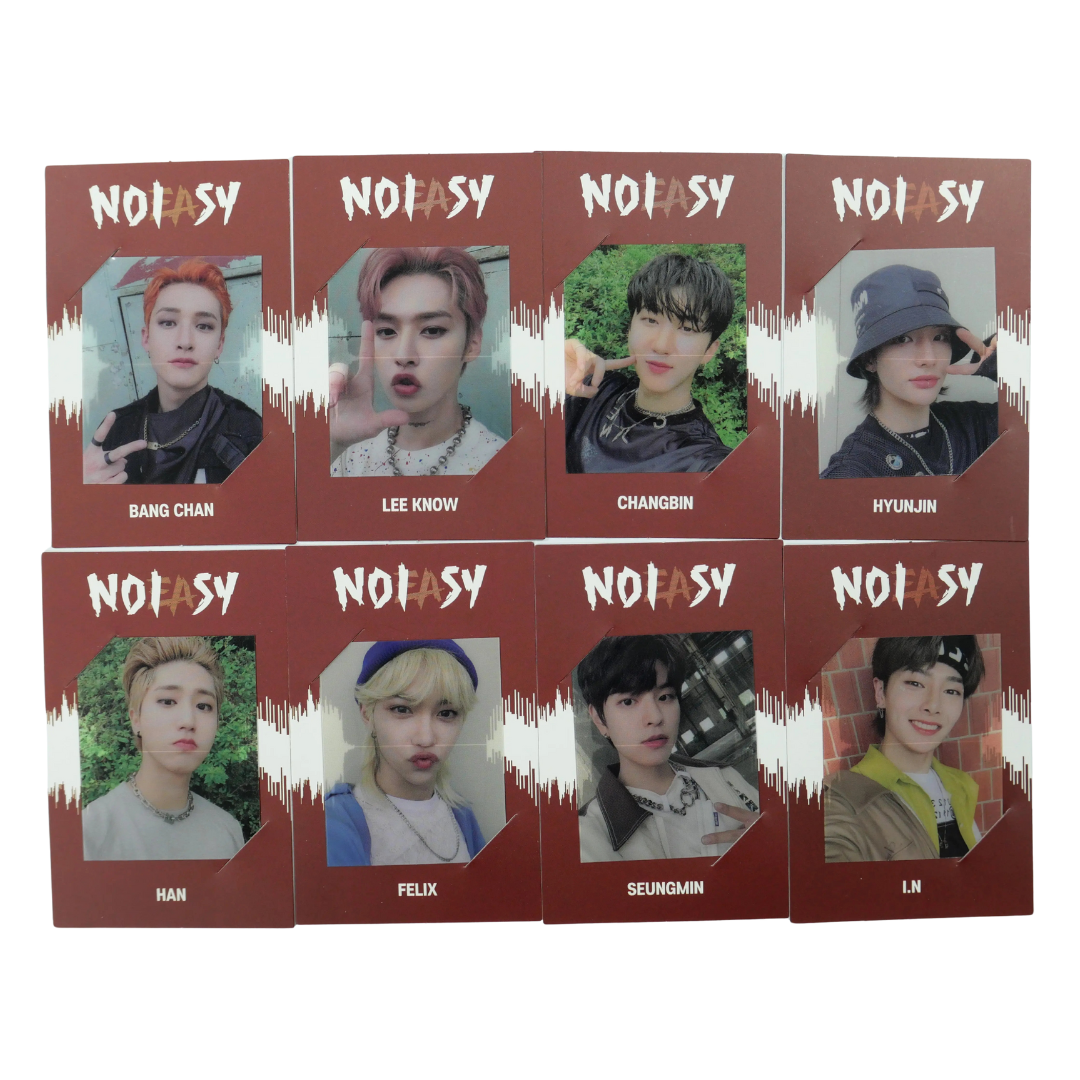 (RESTOCK) Stray Kids Noeasy Red Frame Pre Order Photocard Set (member ...