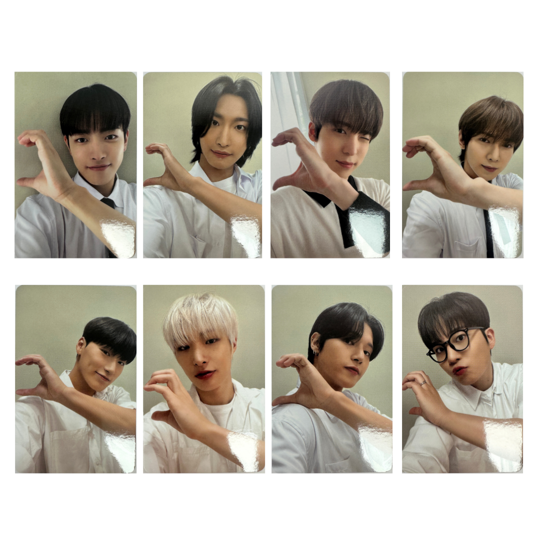 (RESTOCK) ATEEZ Nacific Hand Heart Photocard Set (member choice ...