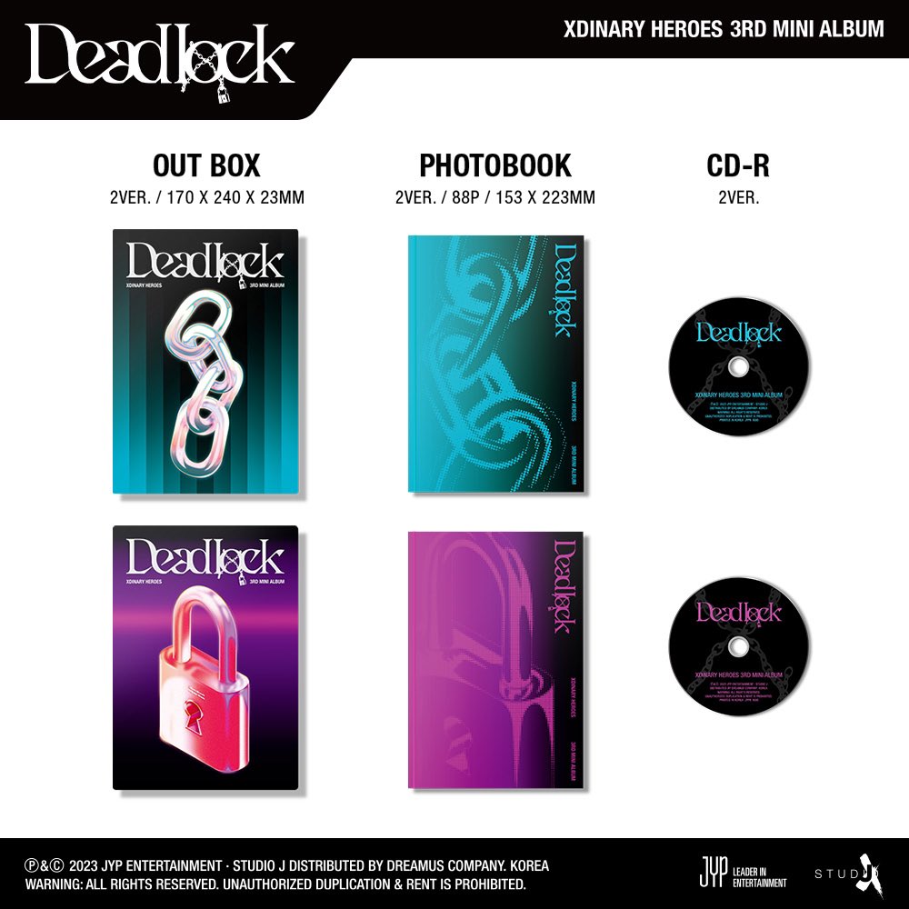 Xdinary Heroes Album - Deadlock (VERSION CHOICE) – lilakshop